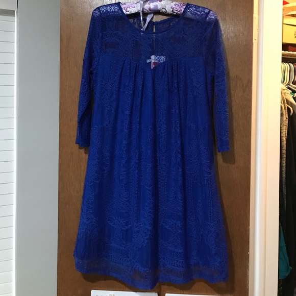 Socialite | Dresses | Nordstrom Rack Blue Lace Socialite Dress | Poshmark